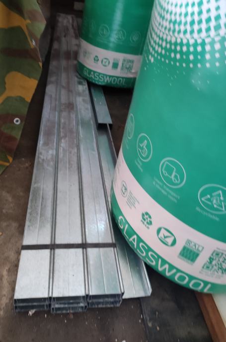 URSA IZOLACIJA SF 34 DEBELINE 140 IN 160 + profili cd 3m