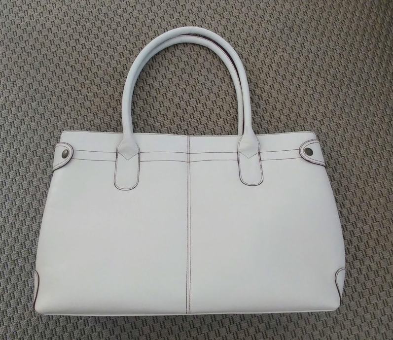 Večja bela ženska torba / torbica, nova