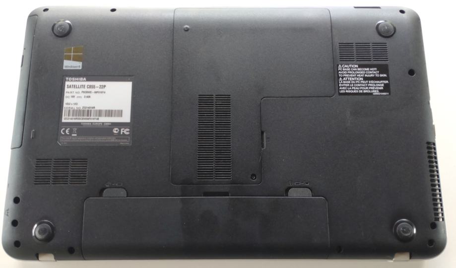 Toshiba Satellite C855-22P prenosni računalnik