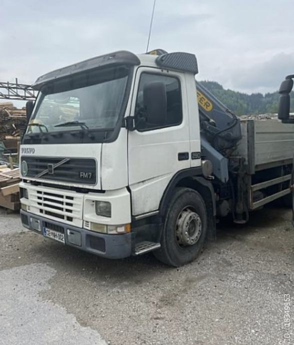 Volvo FM7 290 z dvigalom Effer 210 17.31m, 1999 l.