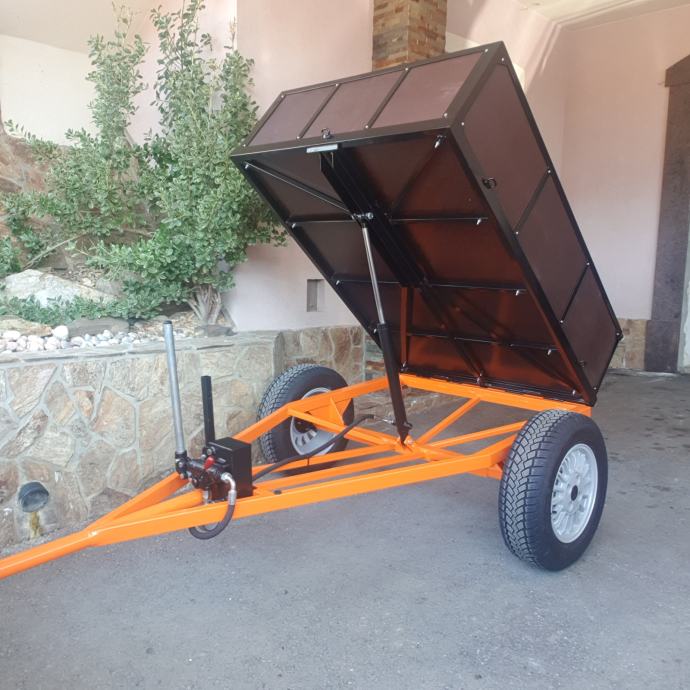 Prikolica kiper prikolica za štirikolesnik atv