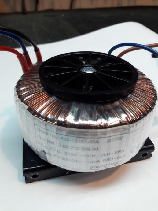 TOROIDNI TRANSFORMATOR 230/24-35V 173VA