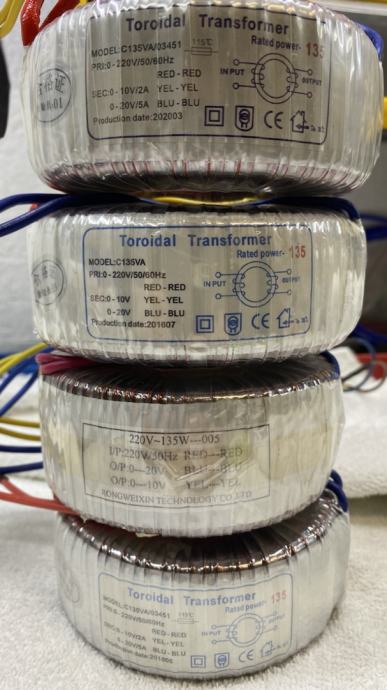TOROIDNI TRANSFORMATORJI (več vrst)