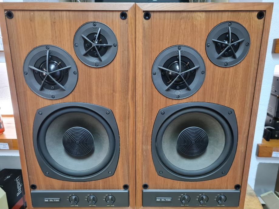 DUAL CL 732, trosistemski VINTAGE zvočniki, 120/150W