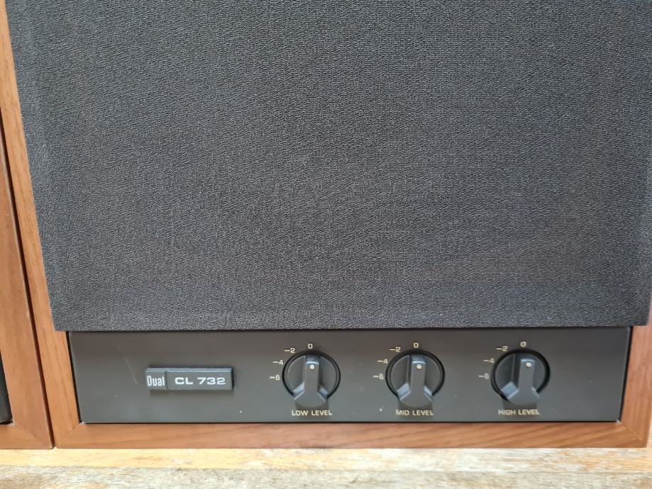 DUAL CL 732, trosistemski VINTAGE zvočniki, 120/150W