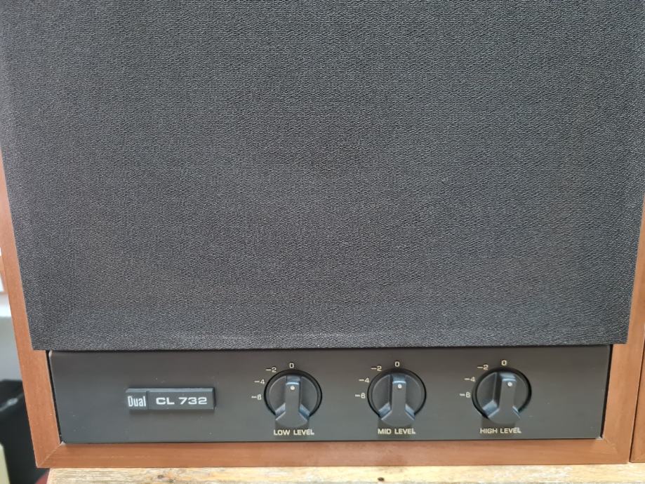 DUAL CL 732, trosistemski VINTAGE zvočniki, 120/150W