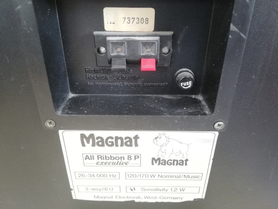 MAGNAT ALL RIBBON 8P executive, 120/170 W, zvočniki
