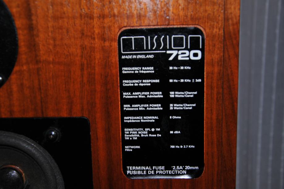 Mission 720 zvočniki