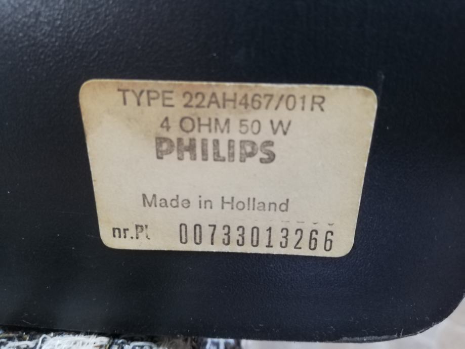 PHILIPS 22 AH 467/01R, trosistemski zvočniki, 50/75W, VINTAGE