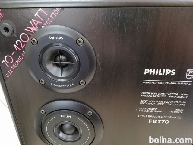PHILIPS FB 770, trosistemski zvočniki, 70/120 W