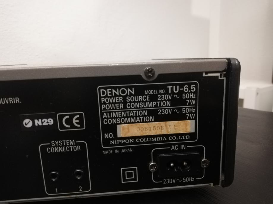 Denon TU-6.5 RDS Tuner