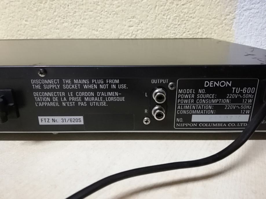 DENON TU-600, tuner