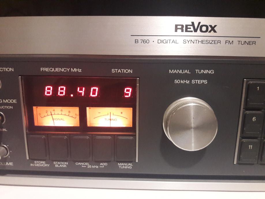 Revox B-760 vrhunski vintage tuner