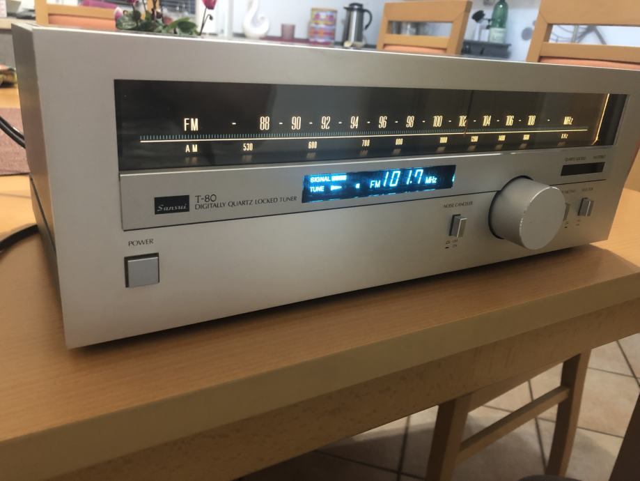 Sansui T-80 digitally quartz locked tuner- najvišji model