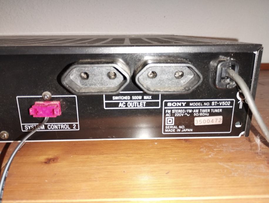 SONY ST-V502, tuner