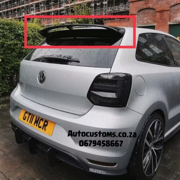 Polo 6r/6c/gti Zadnji Spoiler WRC in Sprednji Lip spoiler