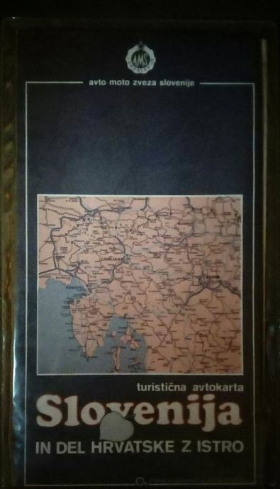 AMS Turistična avtokarta Slovenija in del Hrvaske z Istro