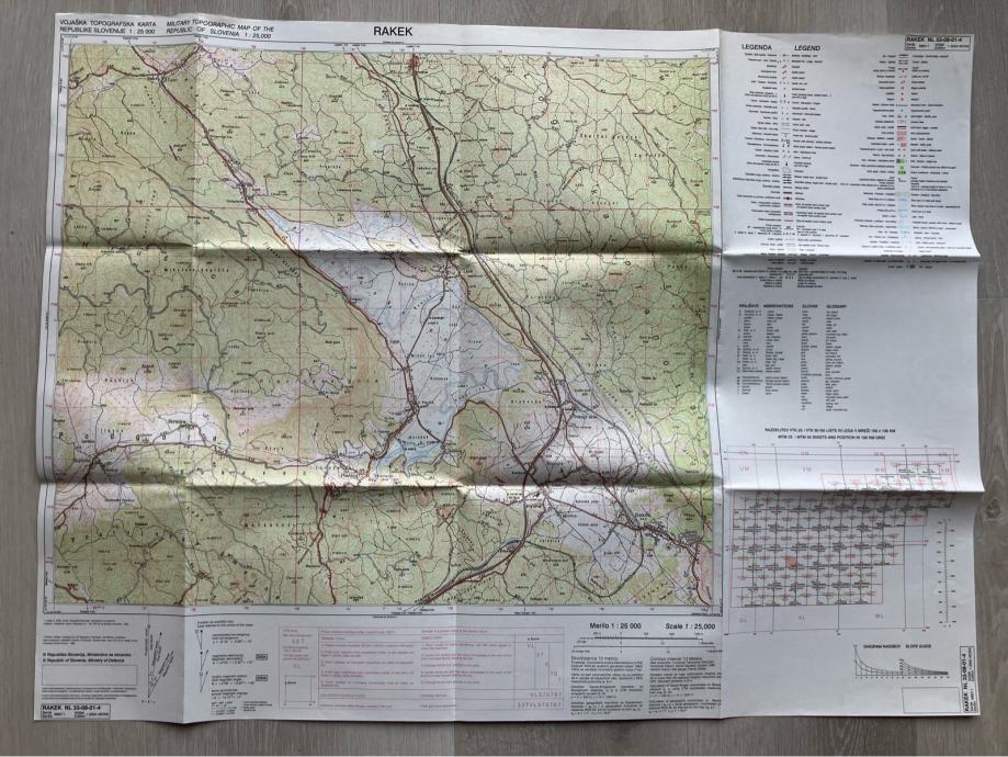 Topografske karte Republike Slovenije merila 1:25 000