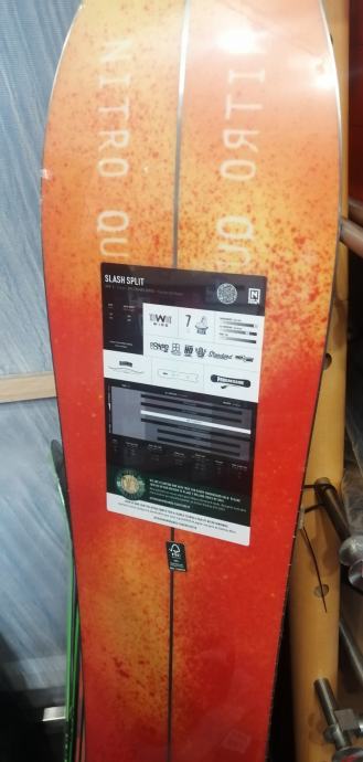 Splitboard komplet Nitro Slash 156+ Vezi Union Explorer L+ kože
