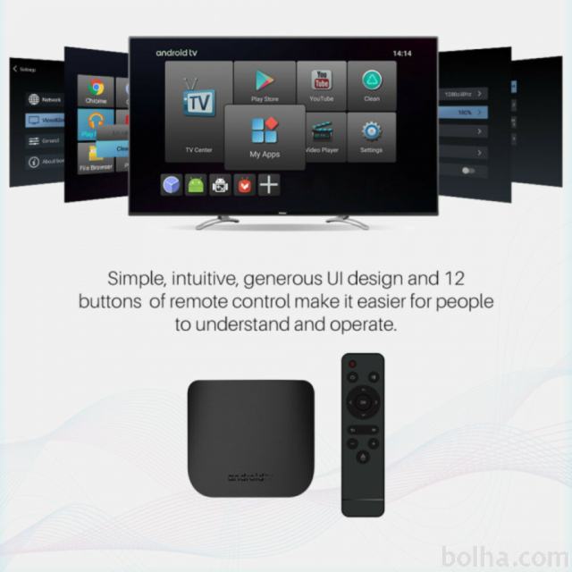 Android smart TV BOX predvajalnik PAMETNA televizija 4K EON NEO TV2GO