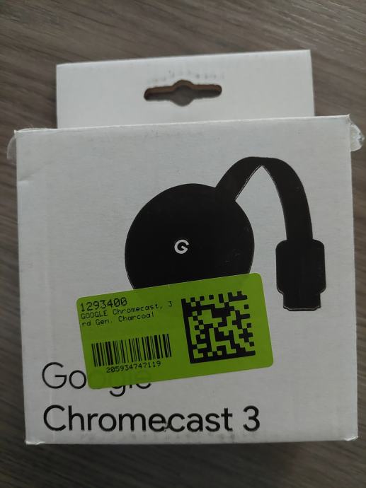 Google Chromecast 3