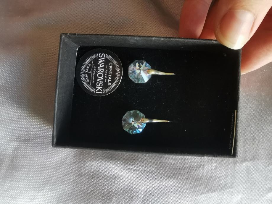 Viseči uhani swarovski