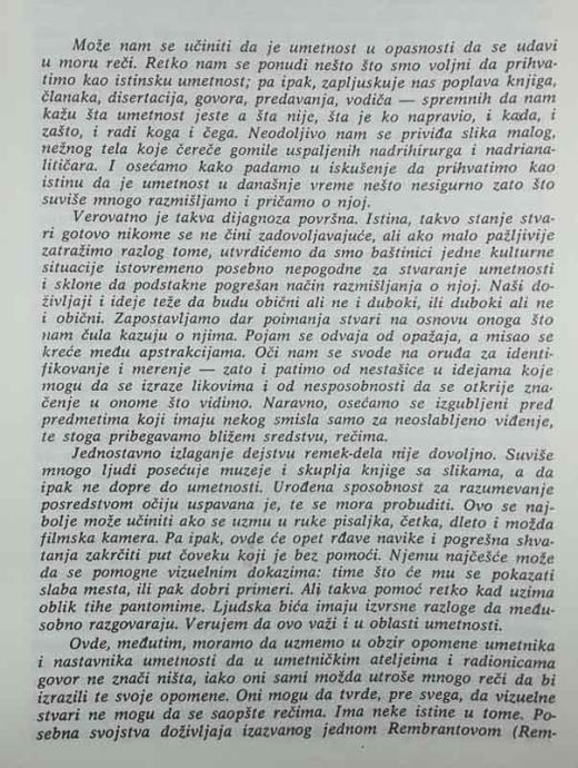 UMETNOST I VUZELNO OPAŽANJE, Rudolf Arnhajm