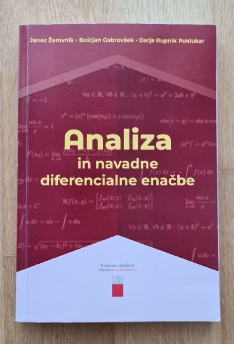 Analiza in navadne diferencialne enačbe