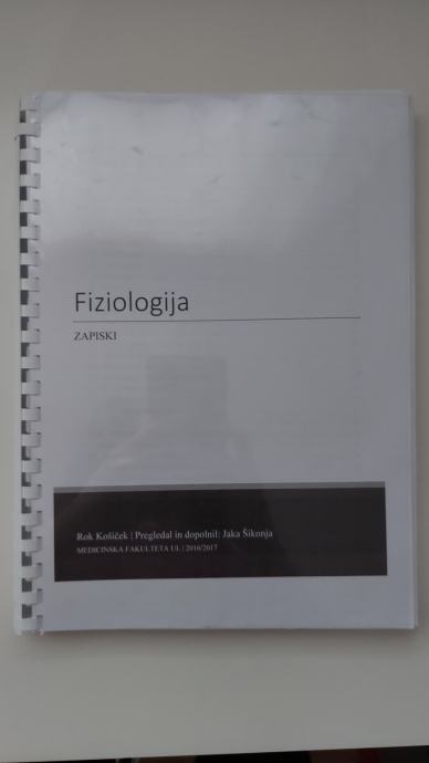 Fiziologija - skripta