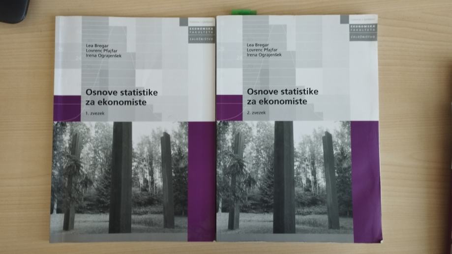 Osnove statistike za ekonomiste 1.,2. zvezek