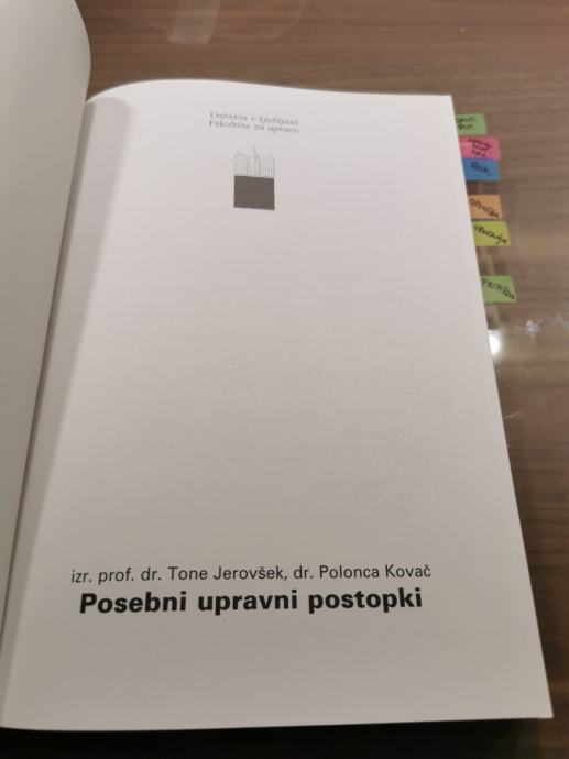 Učbenik: Posebni upravni postopki