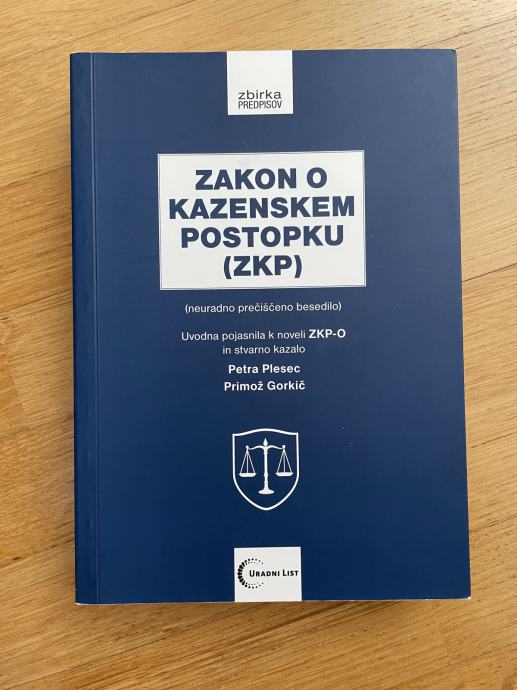 Zakon o kazenskem postopku- 2.letnik pravne fakultete