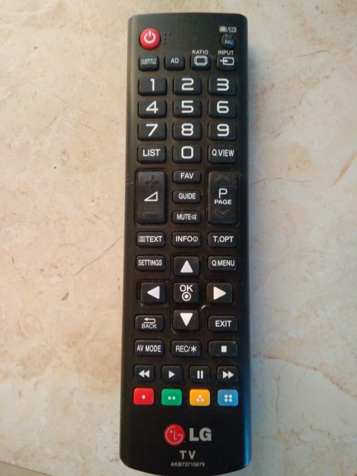 Daljinec za LG TV