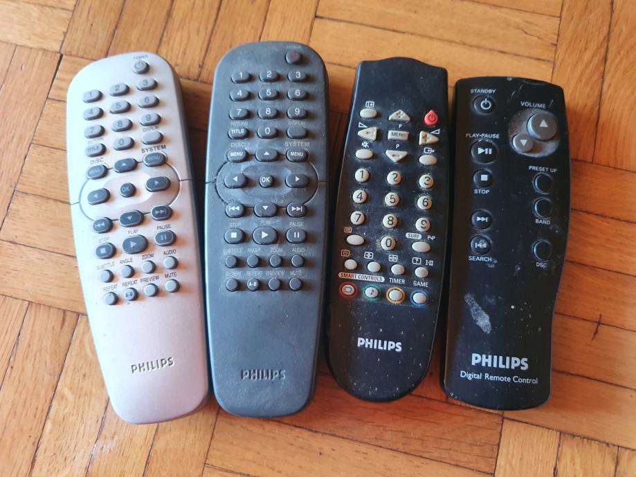 Daljinski upravljalec, daljinec Philips, Sony, Samsung,...