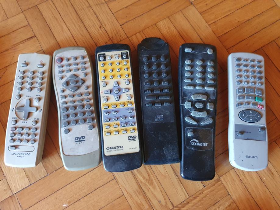 Daljinski upravljalec, daljinec Philips, Sony, Samsung,...