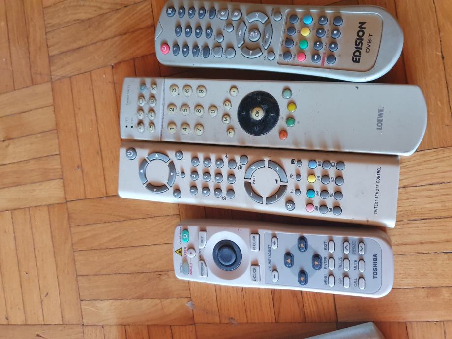 Daljinski upravljalec, daljinec Philips, Sony, Samsung,...