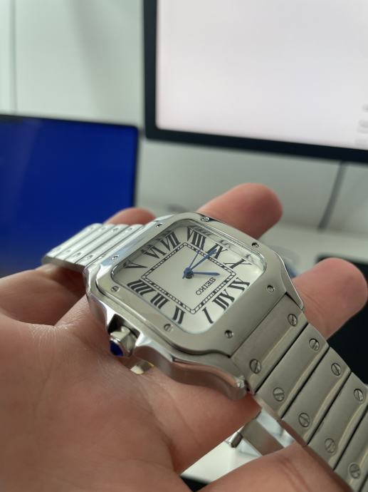Cartier Santos MOD Seiko nh35 movement