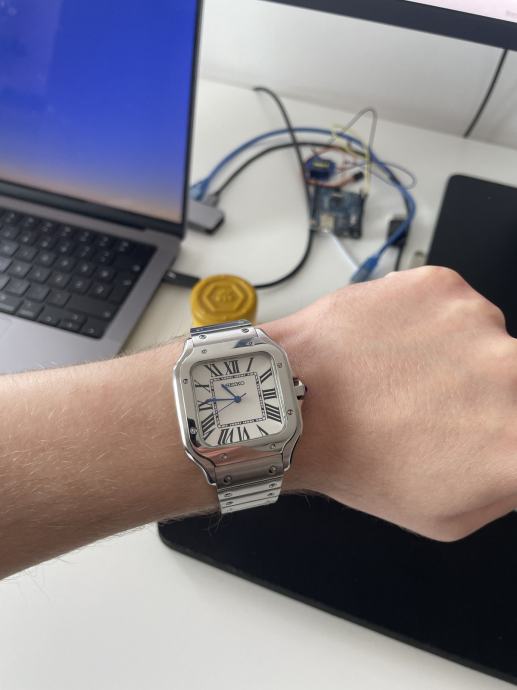 Cartier Santos MOD Seiko nh35 movement