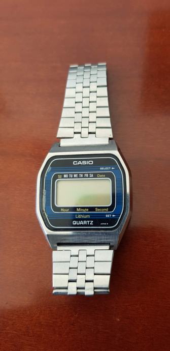 X 16.9.2021 Japonska ročna digitalna ura CASIO Lithium Quartz, iz 1980