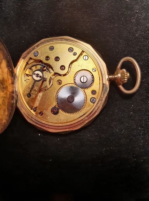 ŽEPNA URA RICCARDO GOLD POCKET WATCH 0585 14K, SWISS MADE