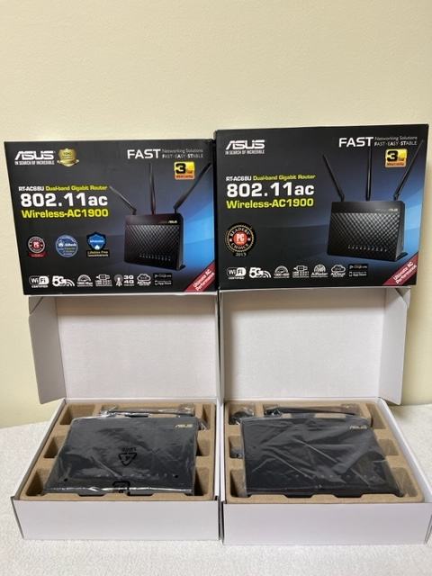 2 x brezžični router Asus RT-AC68U AC1900 = Aimesh sistem