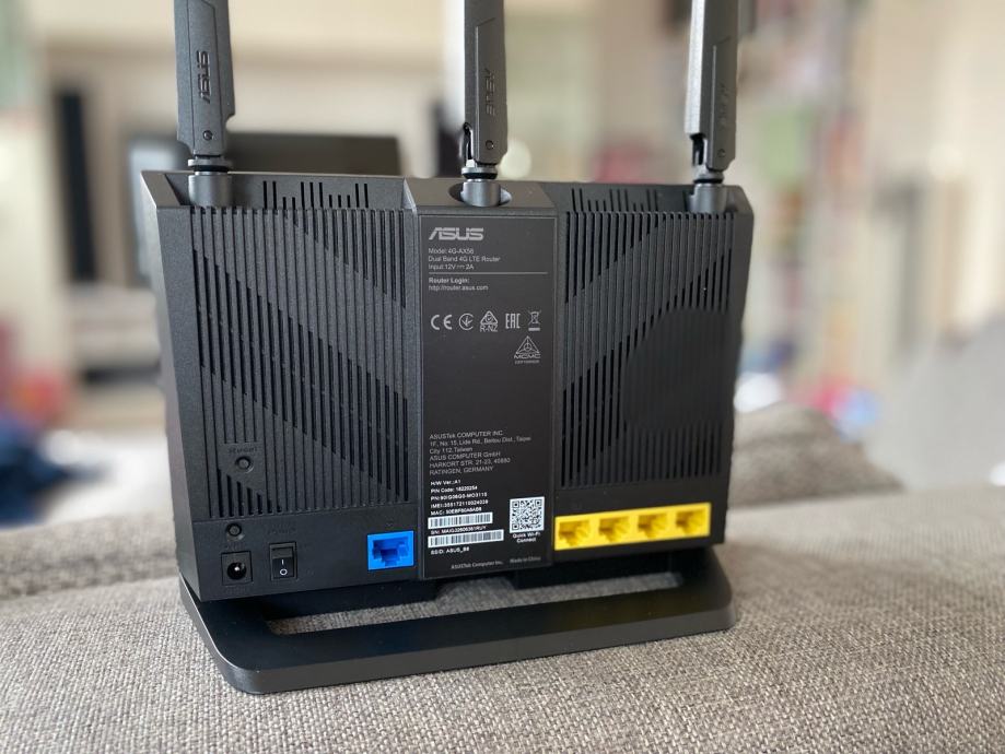 ASUS 4G-AX56 AX1800 Dual-band LTE Modem Router