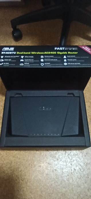 Router, usmerjevalnik, AP, ASUS AC2400 RT-AC87U 4X4, Ruter