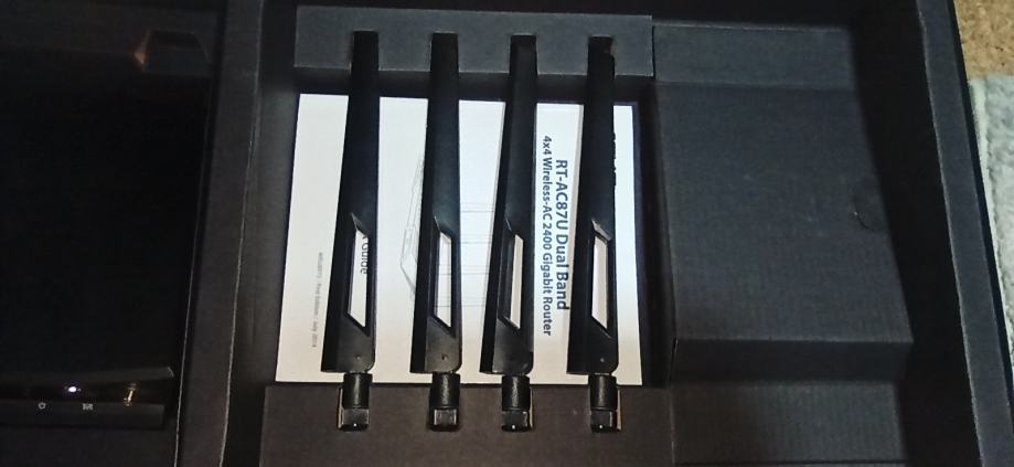 Router, usmerjevalnik, AP, ASUS AC2400 RT-AC87U 4X4, Ruter