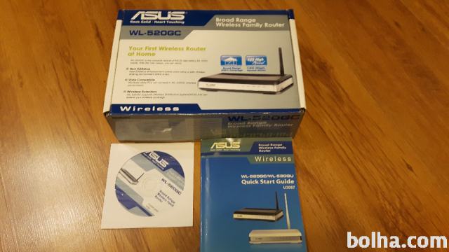 ASUS WL-520GU Wireless Router Wi-Fi