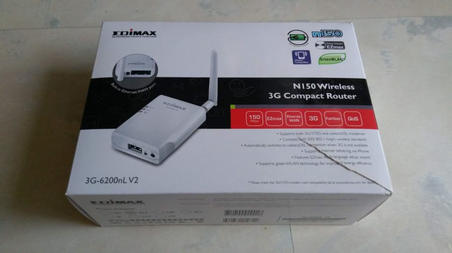 Edimax 3G Wireless Router 3G-6200nL V2