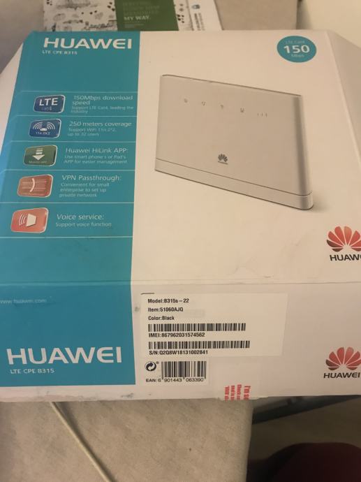 HUAWEI LTE CPE B315 telekomunikaciski terminal