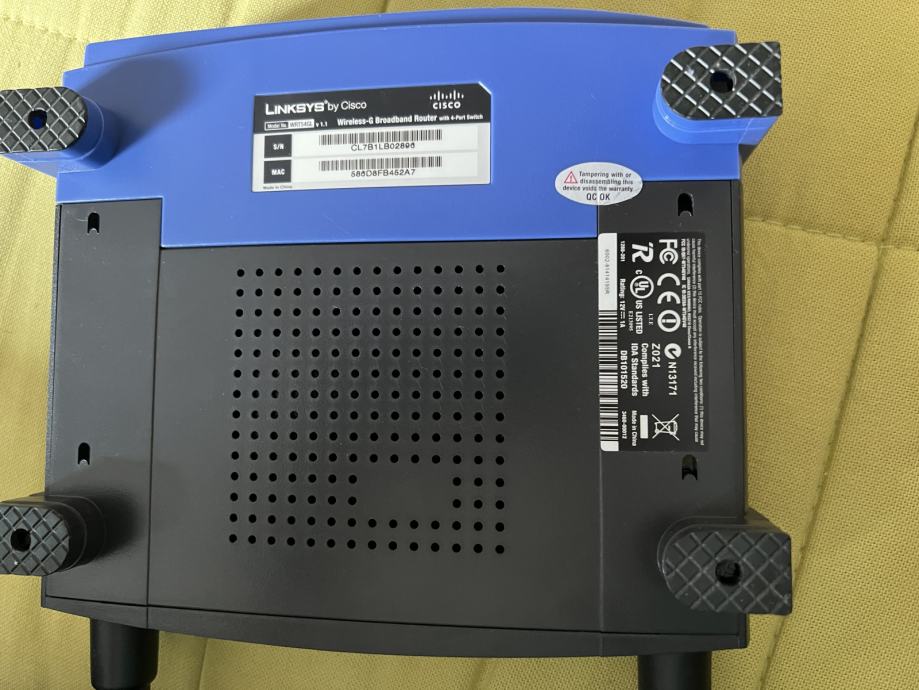 LINKSYS Cisco router Wireless-G 2,4 GHz