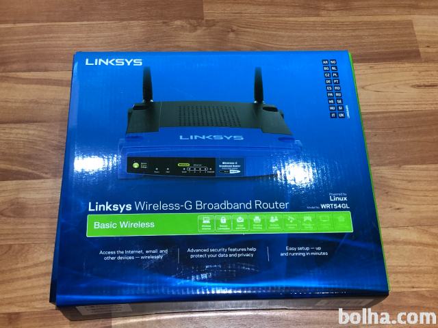 Linksys Wireless-G Broadband Router, WRT54GL
