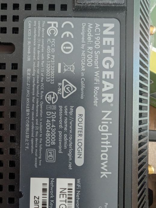 Netgear 7000 Nighthawk ruter